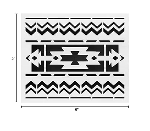 Southwestern Reusable Sturdy Stencil Clear Custom Cut Plastic Sheet ...