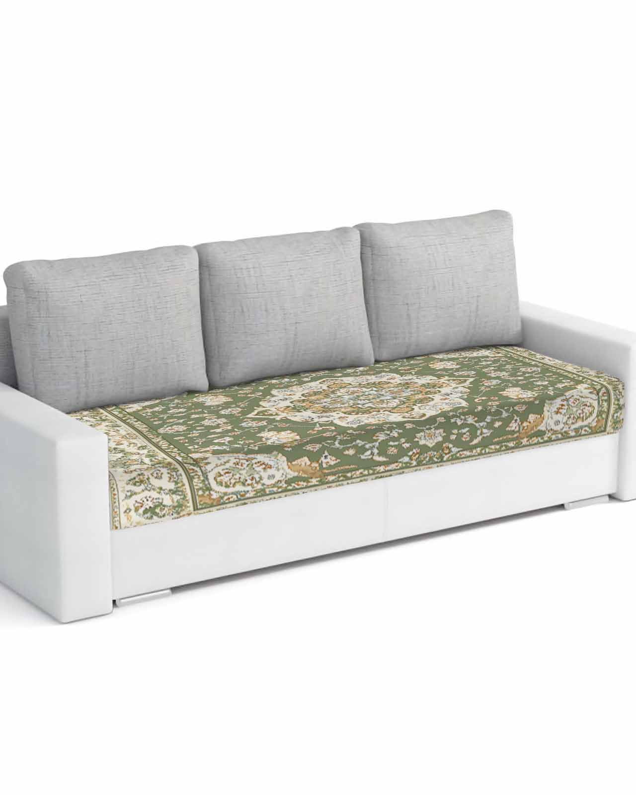 Southwestern Sage Green Sofa Couch Cushion Covers Washable, Removable ...