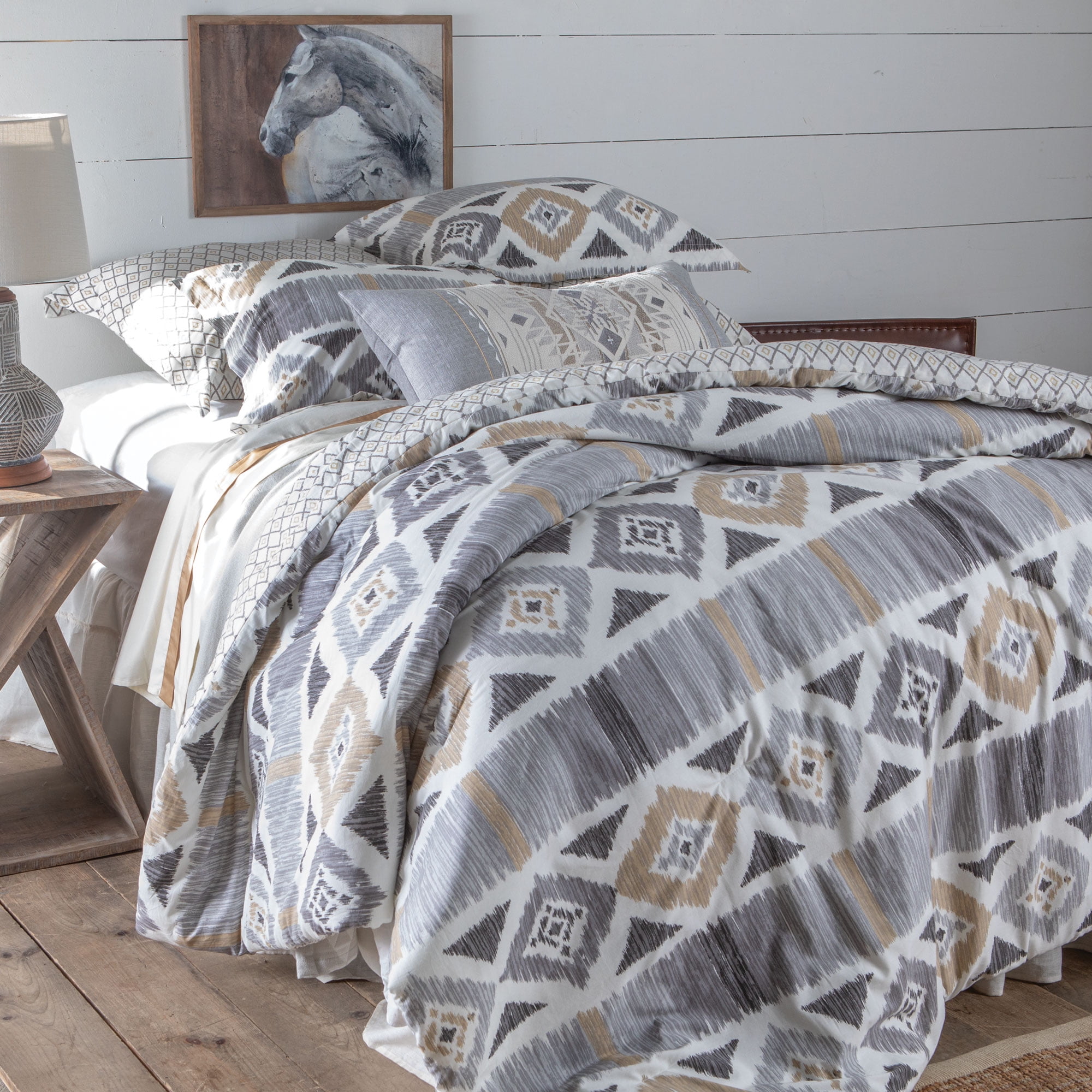 Southwestern Santa Fe Comforter Set Size King - Walmart.com