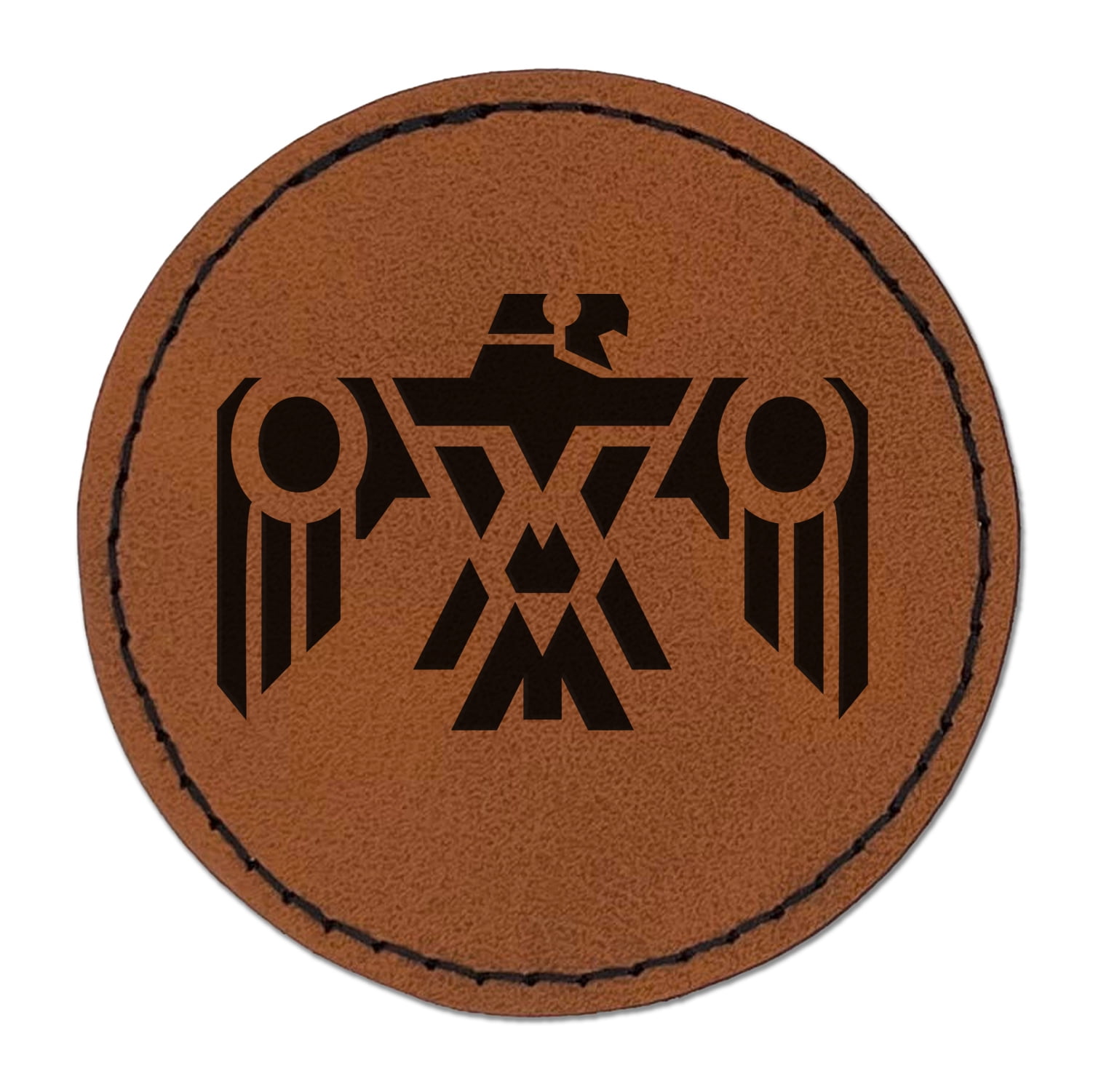 Southwestern Style Tribal Thunderbird Eagle Hawk 2.5" Faux Leather ...