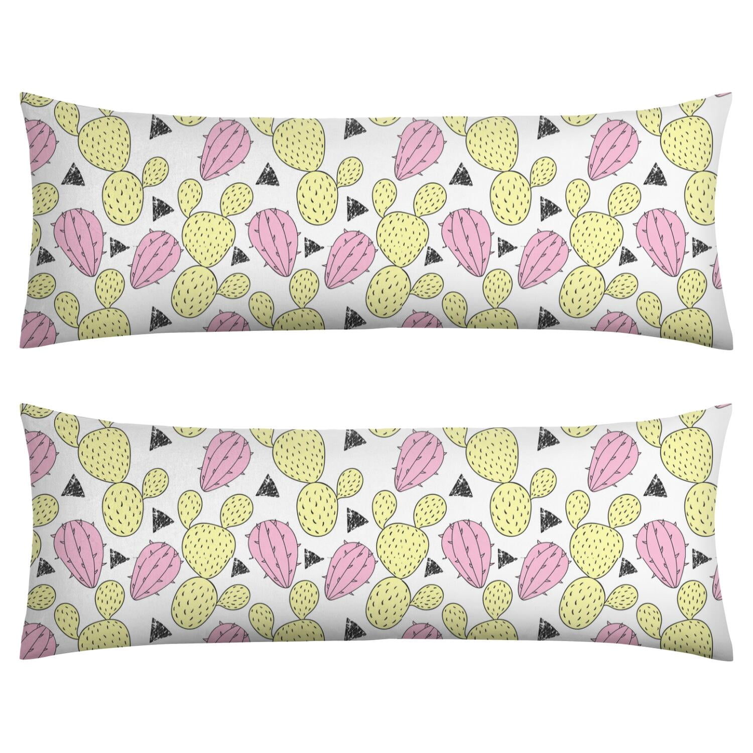 Southwestern Succulent Body Pillow Cover Desert Style Cactus Art ...