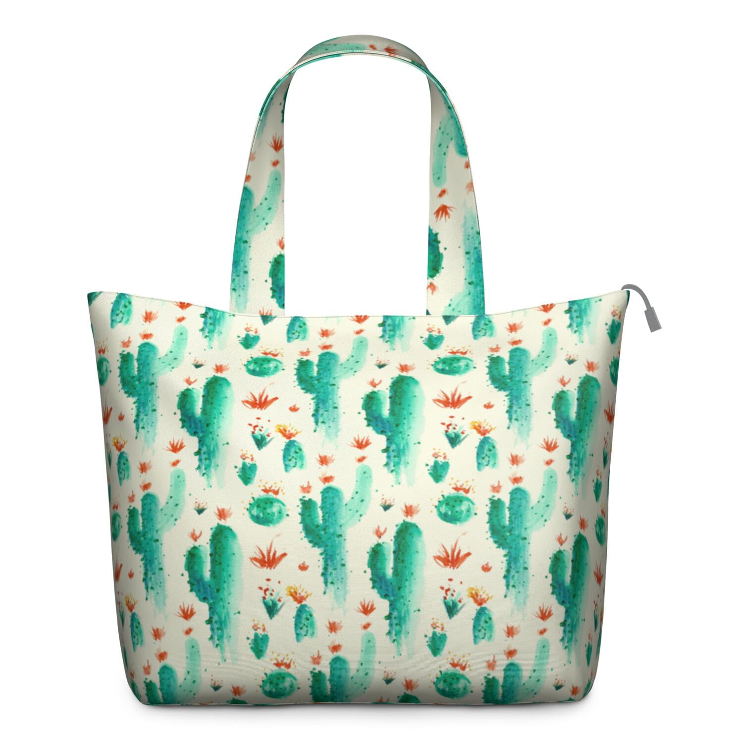 Southwestern Succulent Carry-On Bag - Watercolor Cactus Design, Large ...