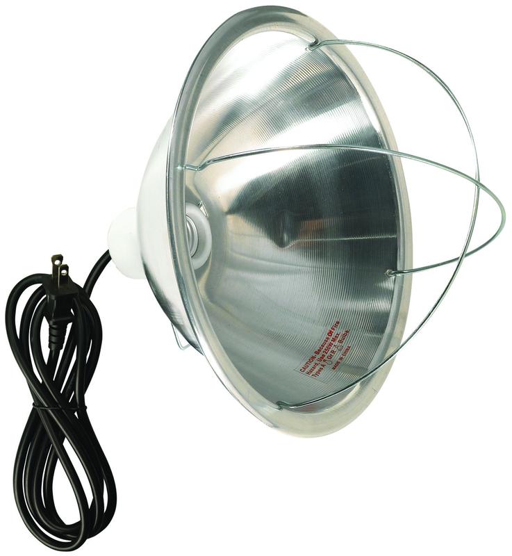 Southwire 0165 10-1/2 Inch Reflector Brooder Lamp With 6 Foot Cord,Each ...