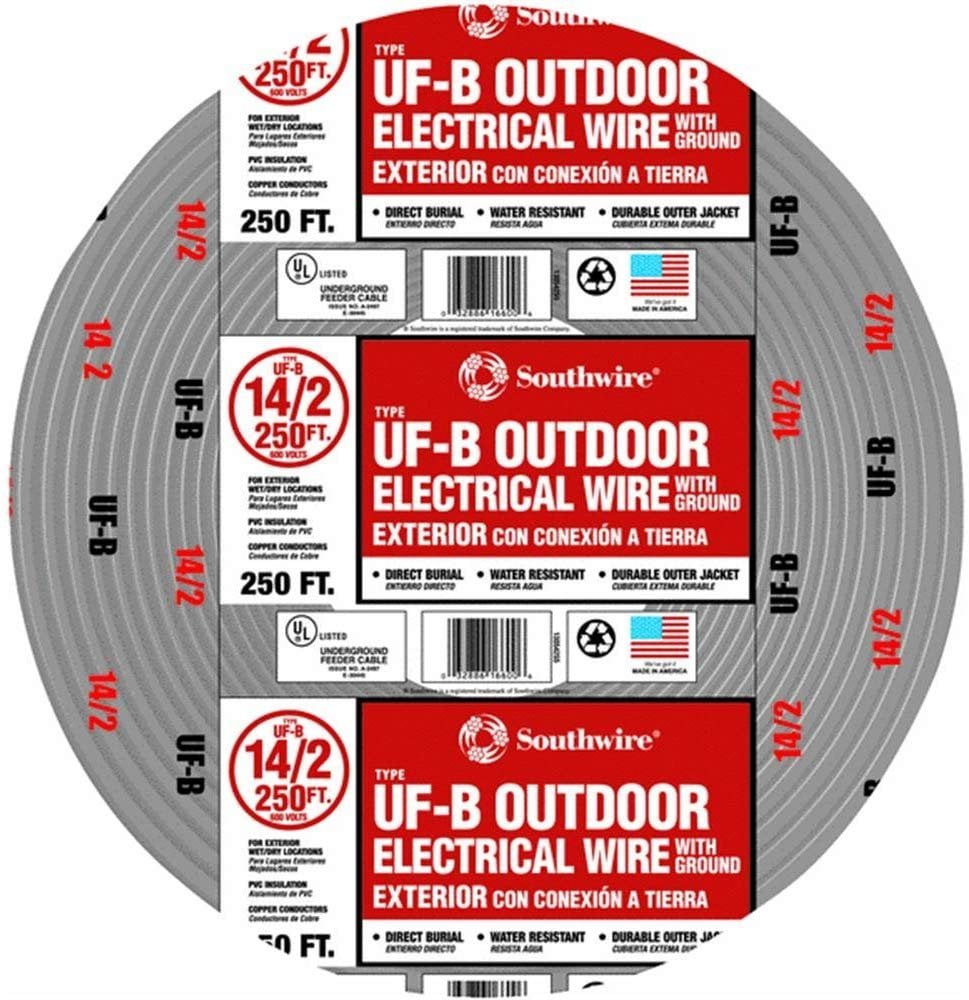Southwire 10/2UF-W/GX1000 Underground Feeder Cable - Walmart Business ...