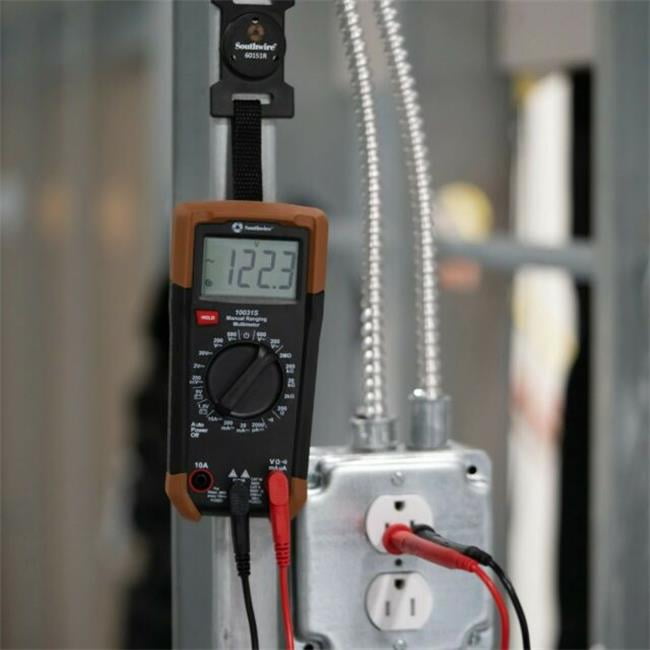 Southwire 10031S 600V AC & DC Manual-Ranging Digital Multimeter ...