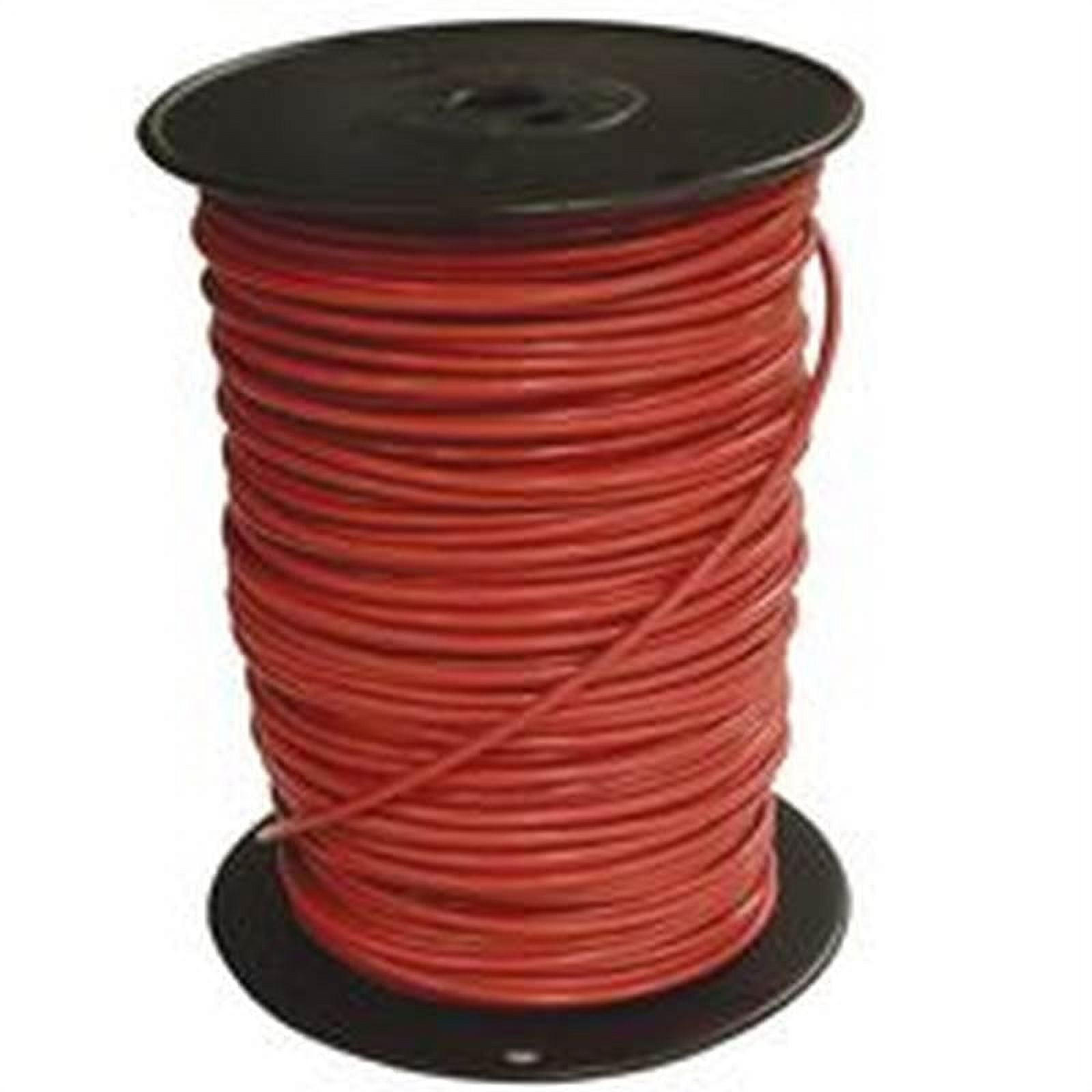 Southwire THHN Building Wire, Copper, 10 AWG, 1C, Red, Stranded, 500 ft ...