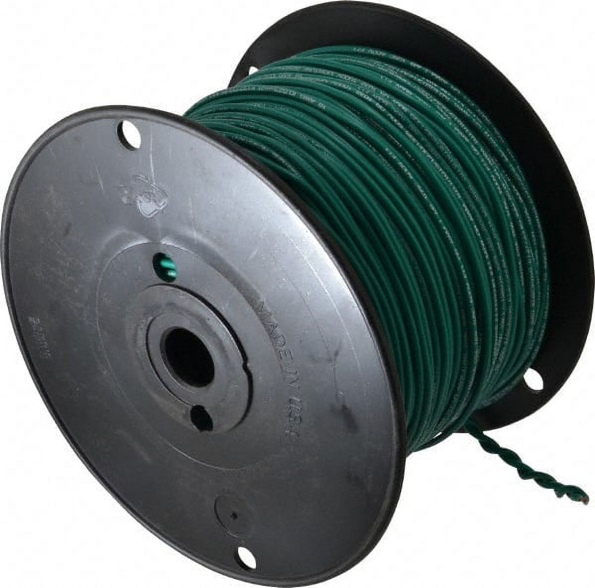 Southwire 18 AWG, 16 Strand, Green Machine Tool Wire PVC, Acid ...