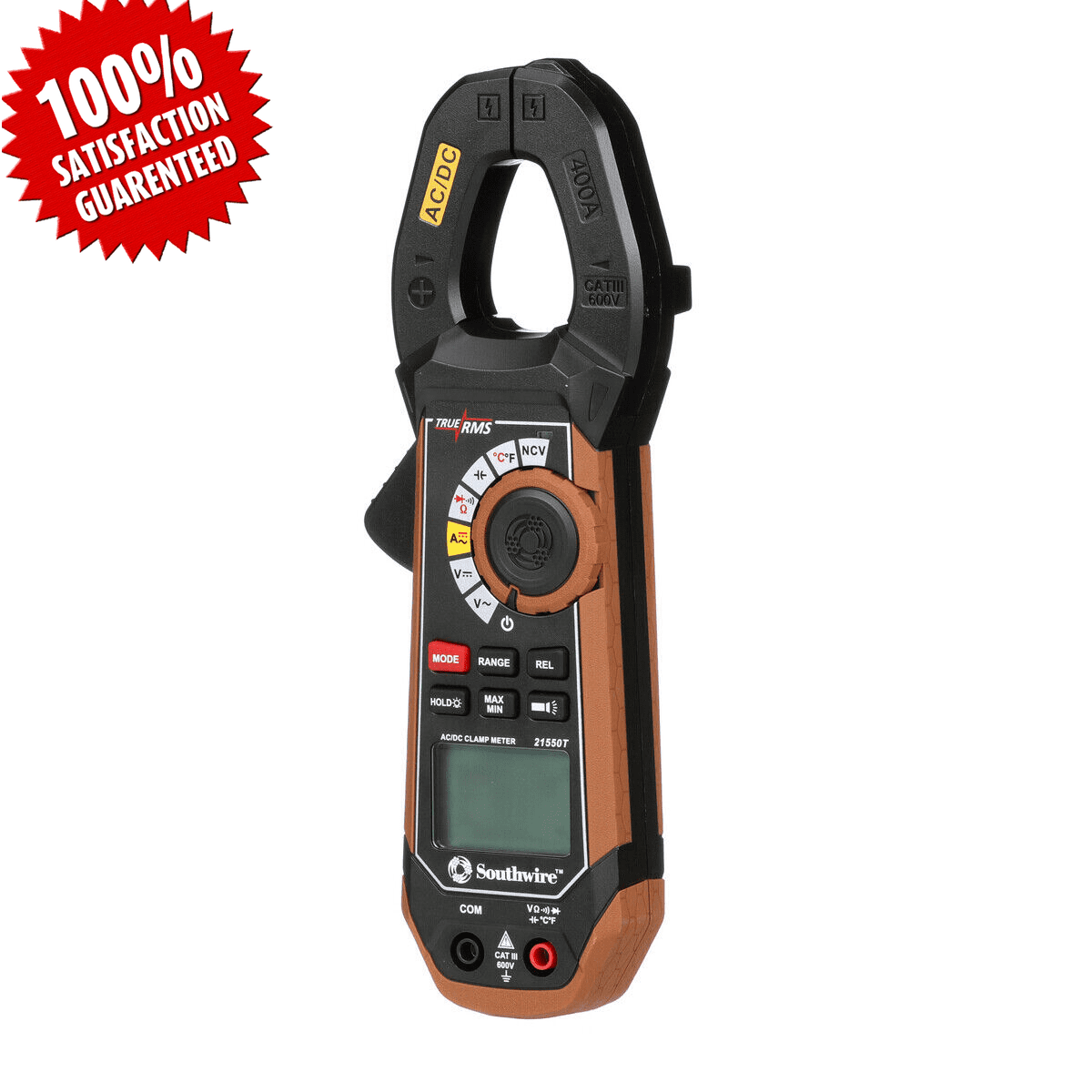 Southwire 21550T 400A AC/DC Clamp Meter with True RMS - Walmart.com
