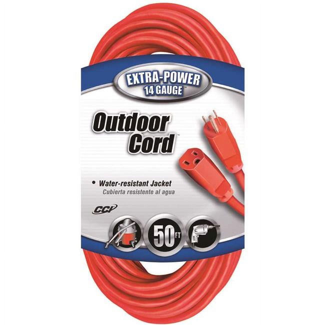 Southwire Extension Cord,14 AWG,125VAC,50 ft. L 2488SW8804 - Walmart.com