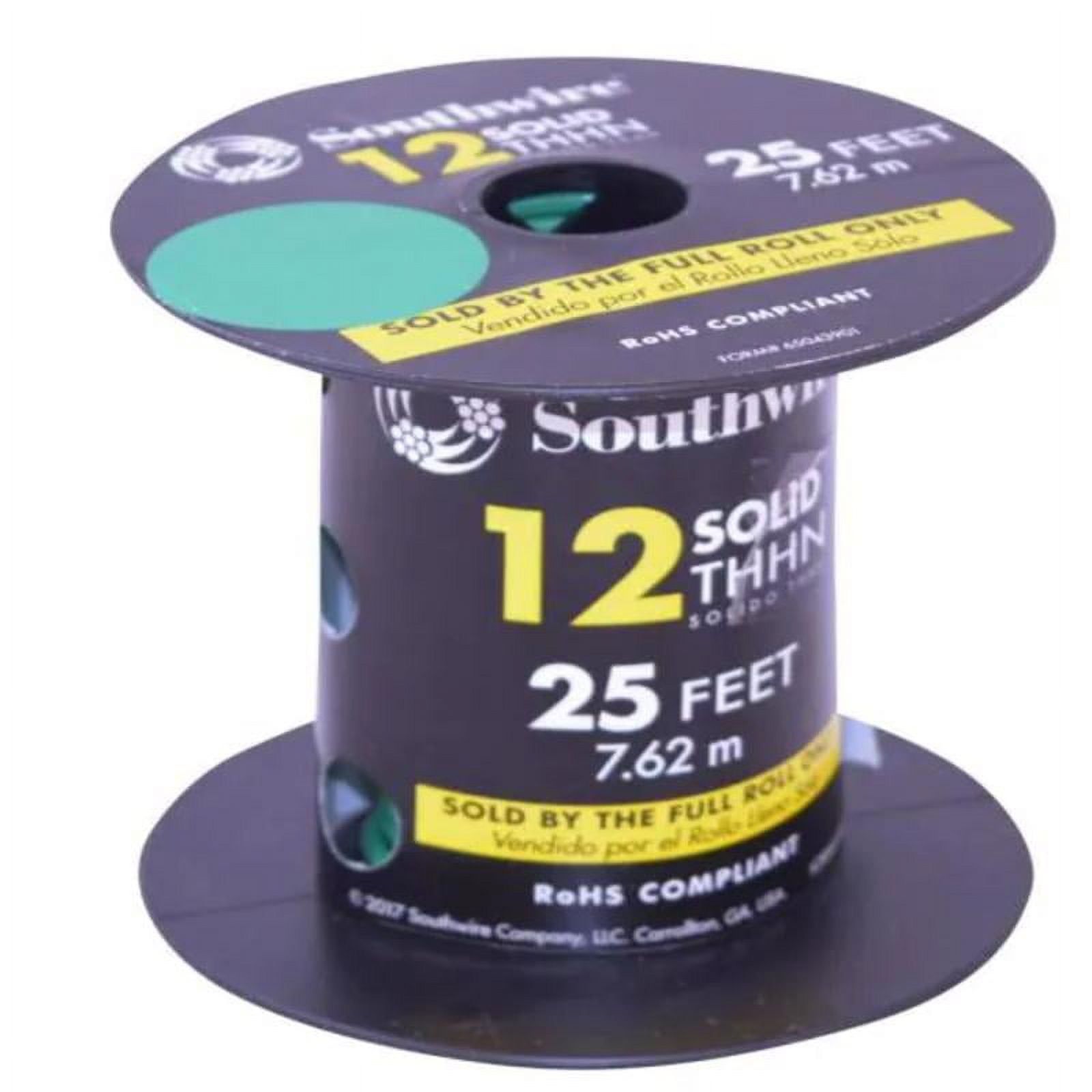 Southwire 25 ft. 12 Solid THHN Building Wire - Walmart.com