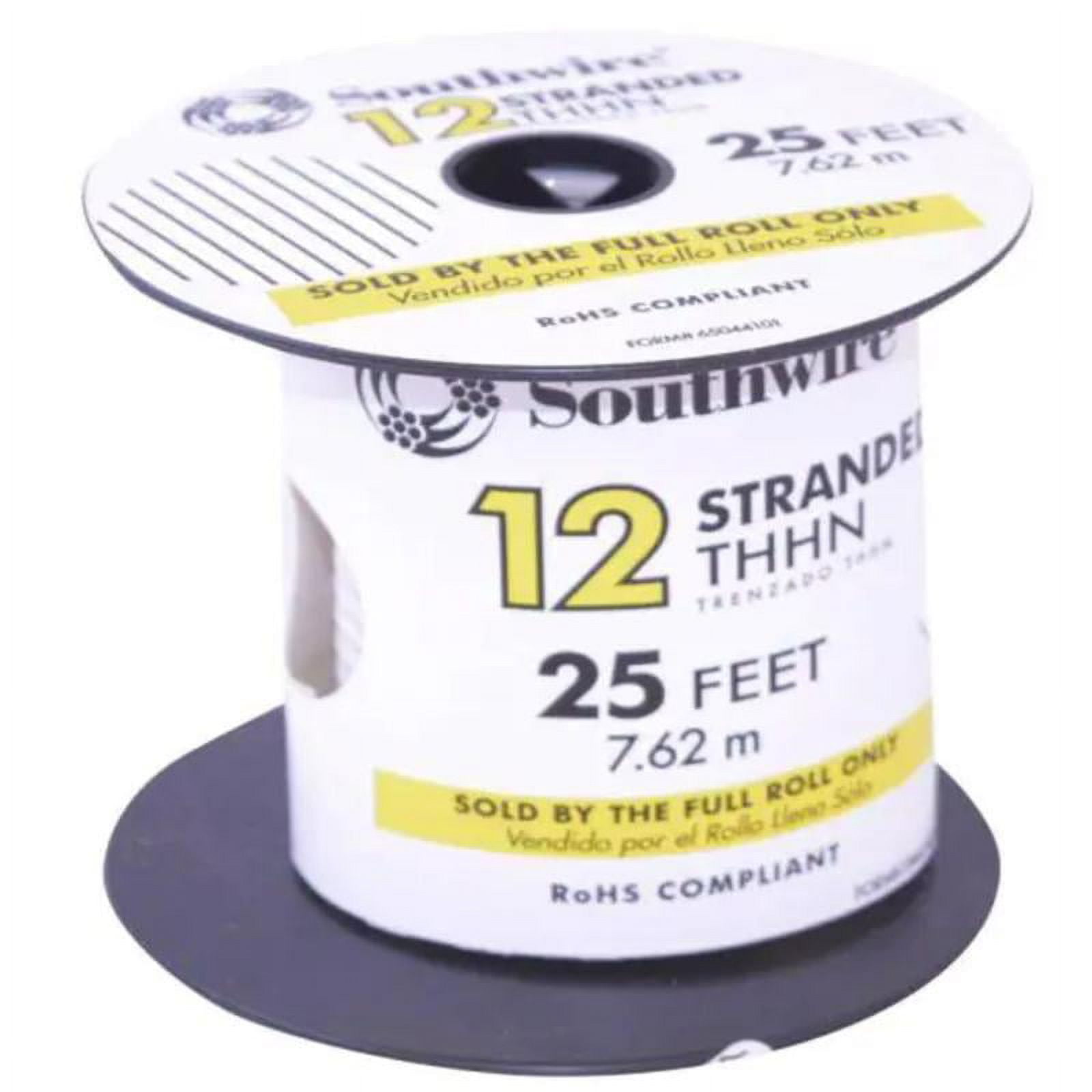 Southwire 25 ft. 12 Stranded THHN Building Wire - Walmart.com
