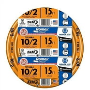 Southwire 28827422 50' 14/2 with ground Romex brand SIMpull residential ...