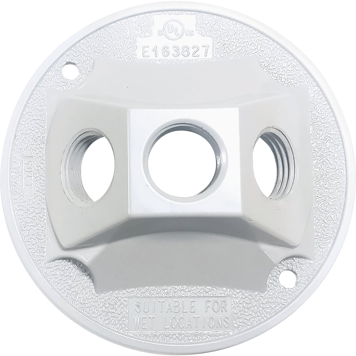 Southwire 3-Hole Round Aluminum White Weatherproof Cover WRC350W-UPC ...