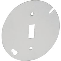Southwire 4 In. Single Toggle Switch Silver Round Box Cover 54C42-UPC ...