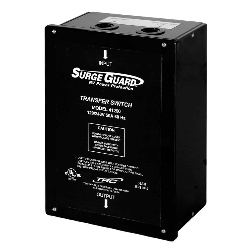 Southwire 50 Amp Electrical Circuit Surge Guard Hardwire Transfer ...
