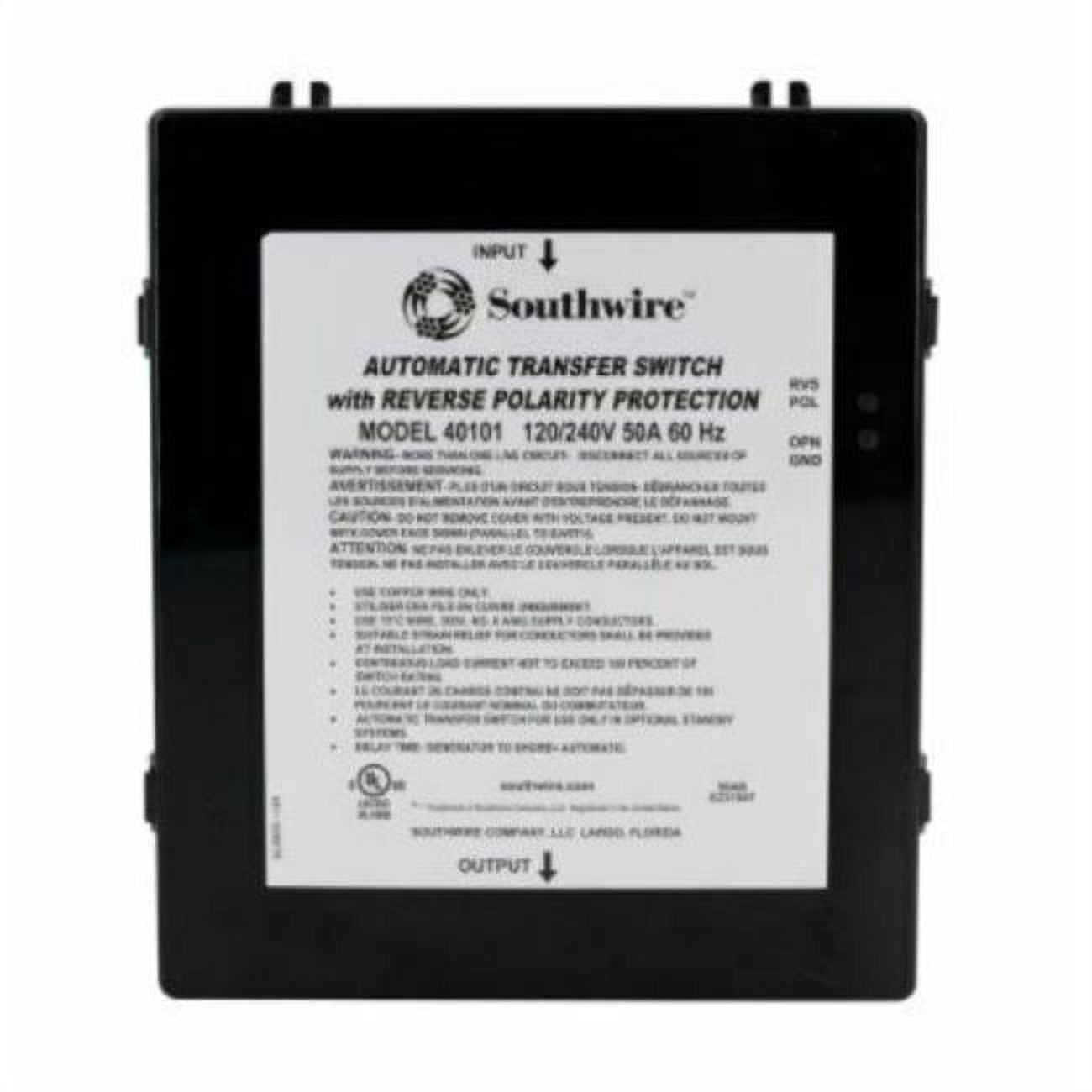 Southwire 41301001 30A ATS with Reverse Polarity Prote - Walmart.com
