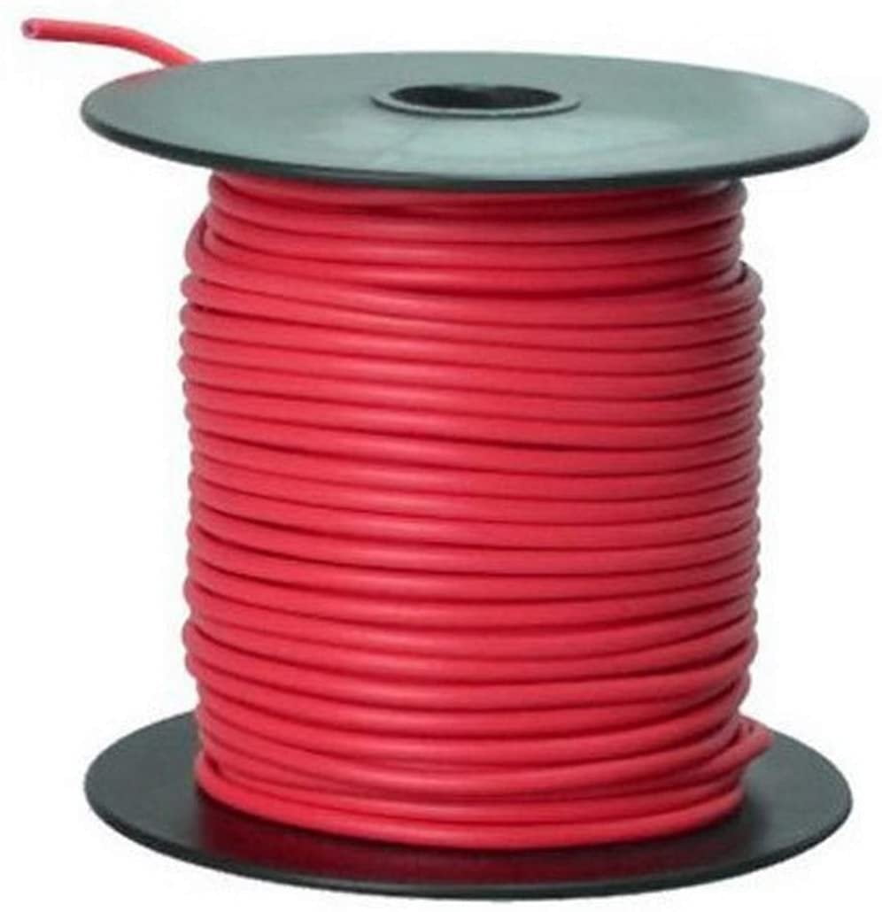 Southwire 55668023 Primary Wire, 16-Gauge Bulk Spool, 100-Feet, Red ...