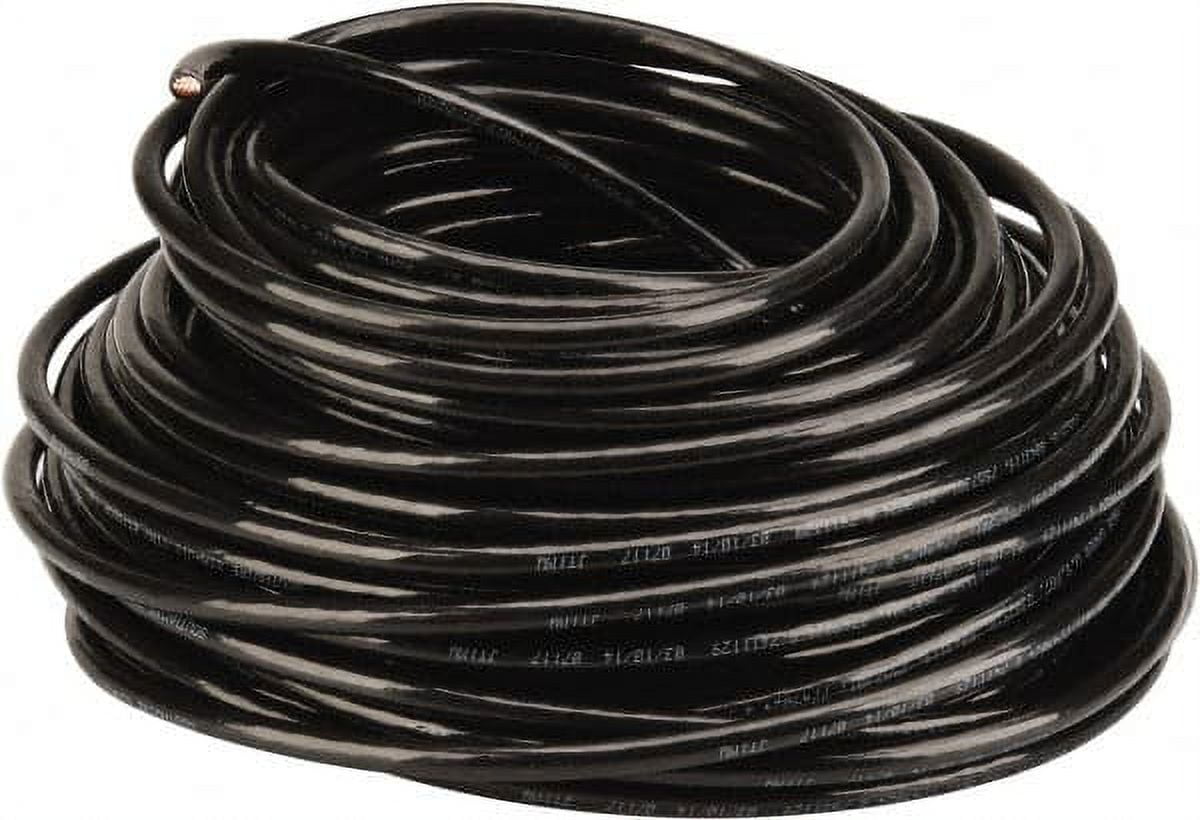 THHN Building Wire, Copper, 6 AWG, 1C, Black, Stranded, 100 ft 20493346 ...