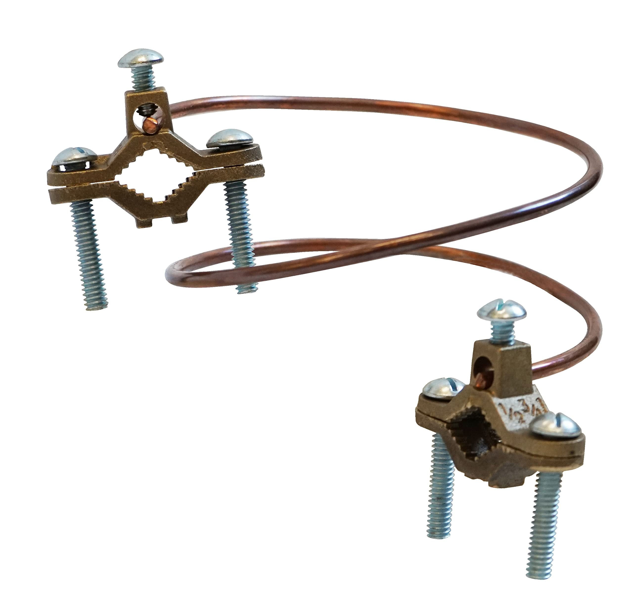 Southwire 65183240 GCL2-10.12-1WHBR Water Heater Bonding Kit, Grey ...