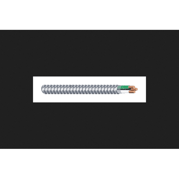 Southwire Armorlite 100 ft. 14/2 Stranded Aluminum Armored MC Cable ...