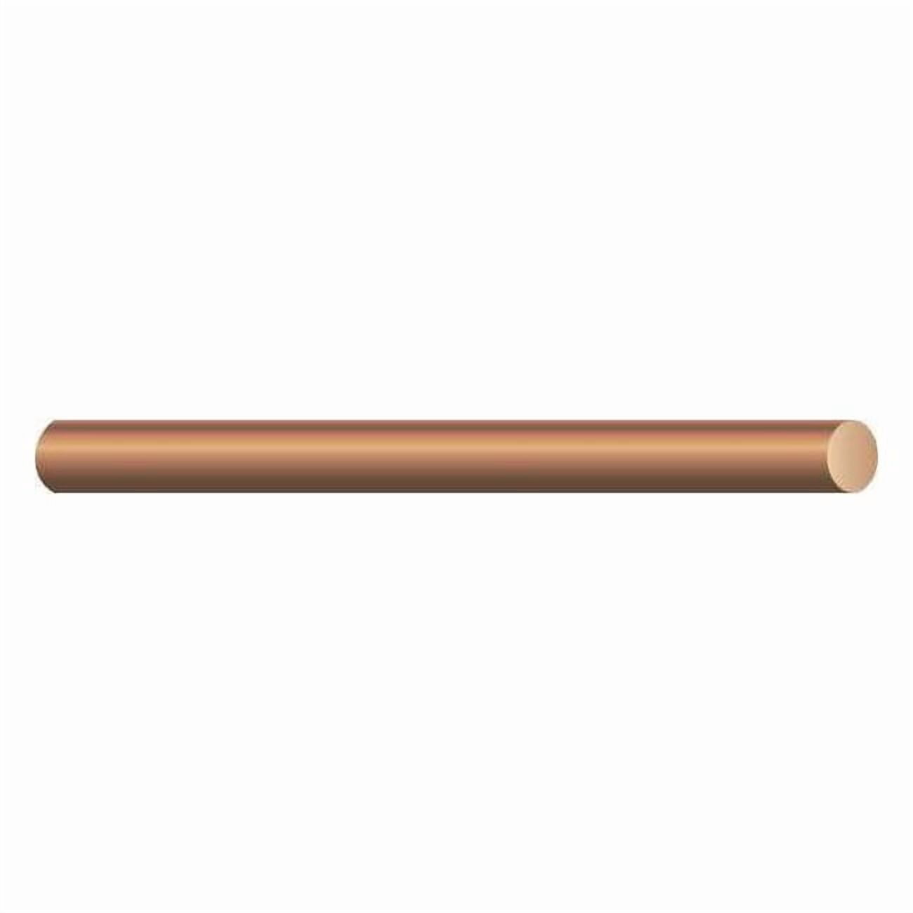Bare Grounding Wire, Copper, 4 AWG, 1C, Bare, Solid, 25 ft 10644325 ...