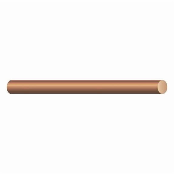 Bare Grounding Wire, Copper, 4 AWG, 1C, Bare, Solid, 25 ft 10644325 ...
