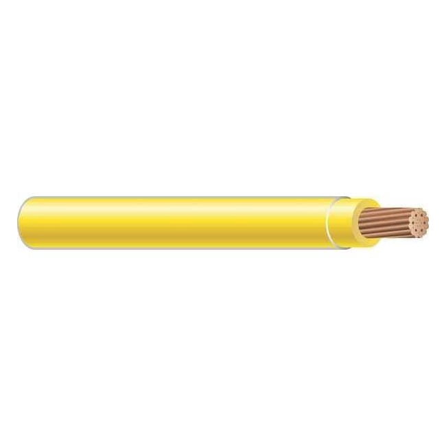 TFFN Building Wire, Copper, 18 AWG, 1C, Yellow, Stranded, 500 ft ...