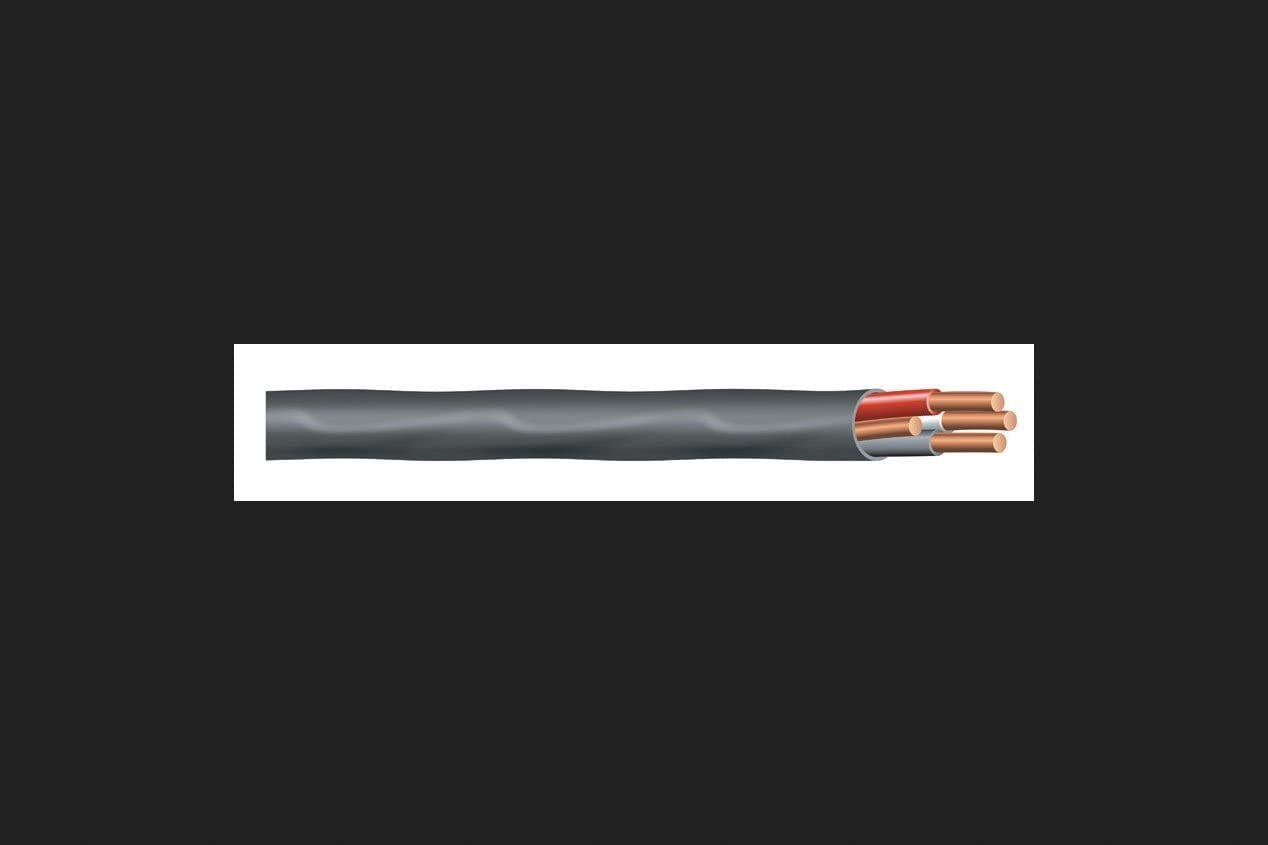 Southwire Building Wire 6 Ga, 3 Conductor 55 Amp 600 V 90 Deg C 125 ...