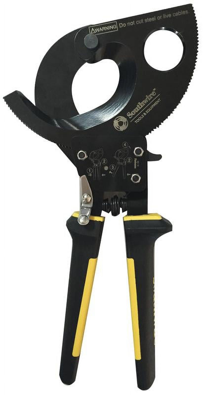 Southwire Heavy Duty Compact Ratcheting Cable Cutters, Quick-Release ...