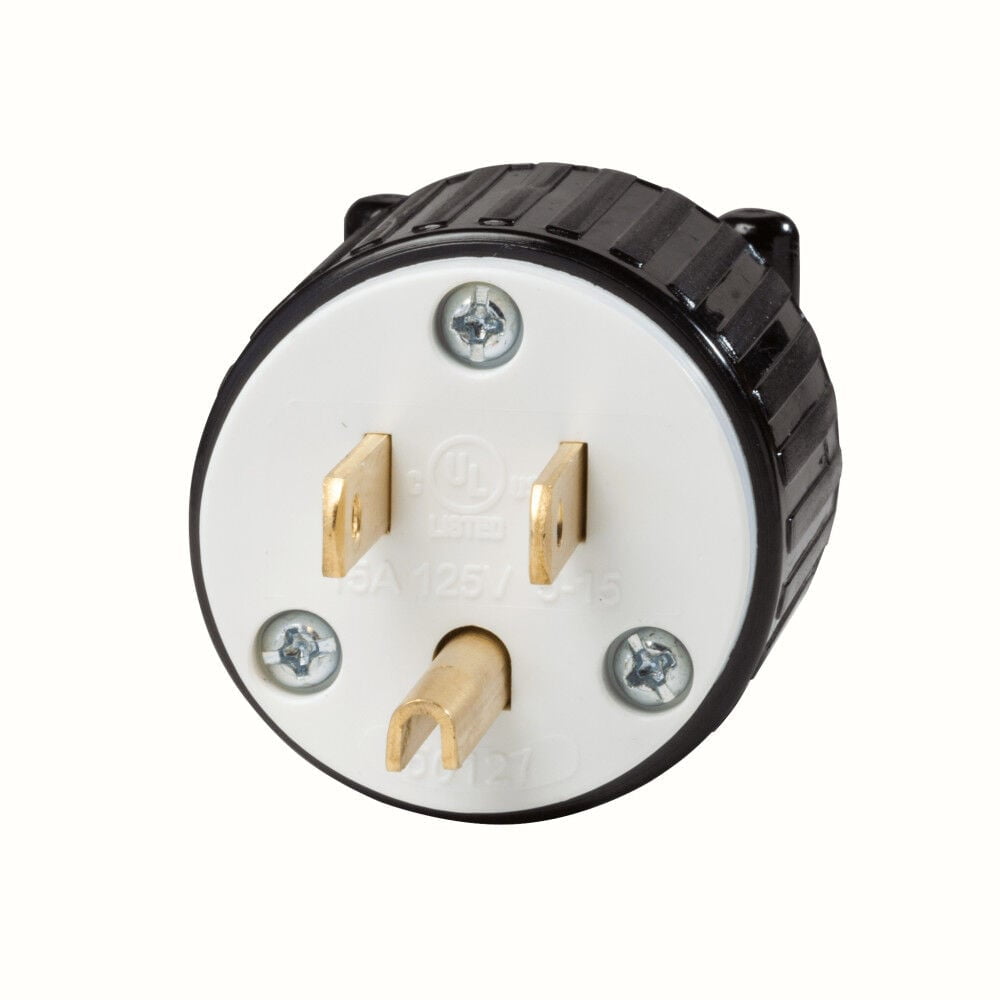 Southwire Cep Black/white 125V 15A 1 Phase Nema 5-15R Ug Plug - Walmart.com