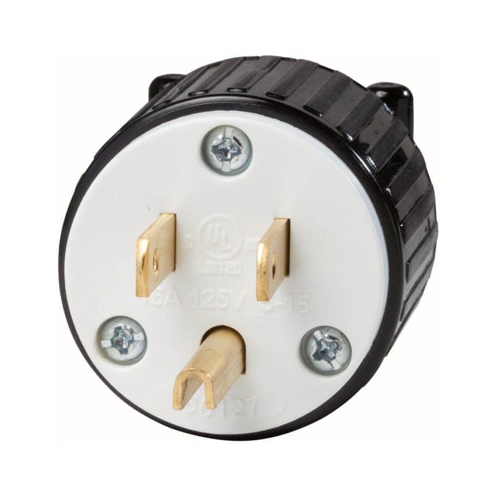 Southwire Cep Black/white 125V 15A 1 Phase Nema 5-15R Ug Plug - Walmart.com