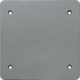 Southwire Double Gang Gray Non-Metallic Weatherproof Blank Cover PBC2 ...