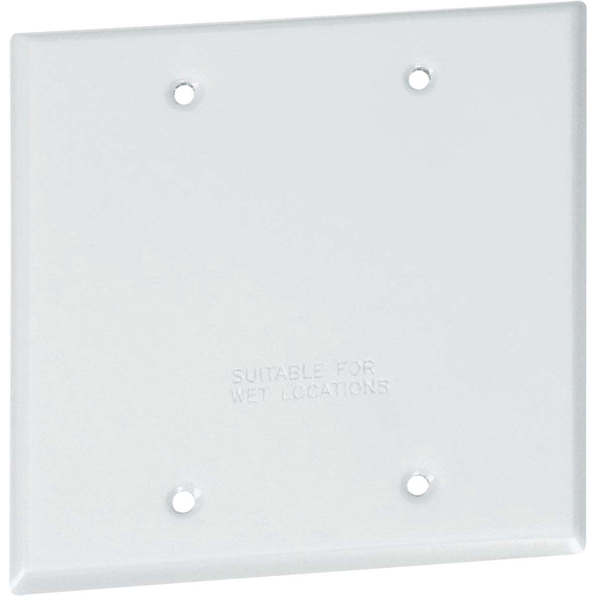 Southwire Double Gang White Weatherproof Blank Cover WC2BW-UPC ...