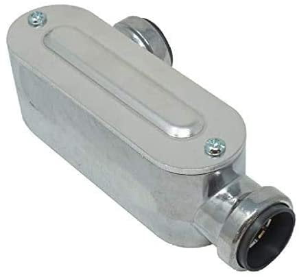 Southwire E-LL-075 3/4" Push Install Type EMT LL Conduit Body, Gray ...