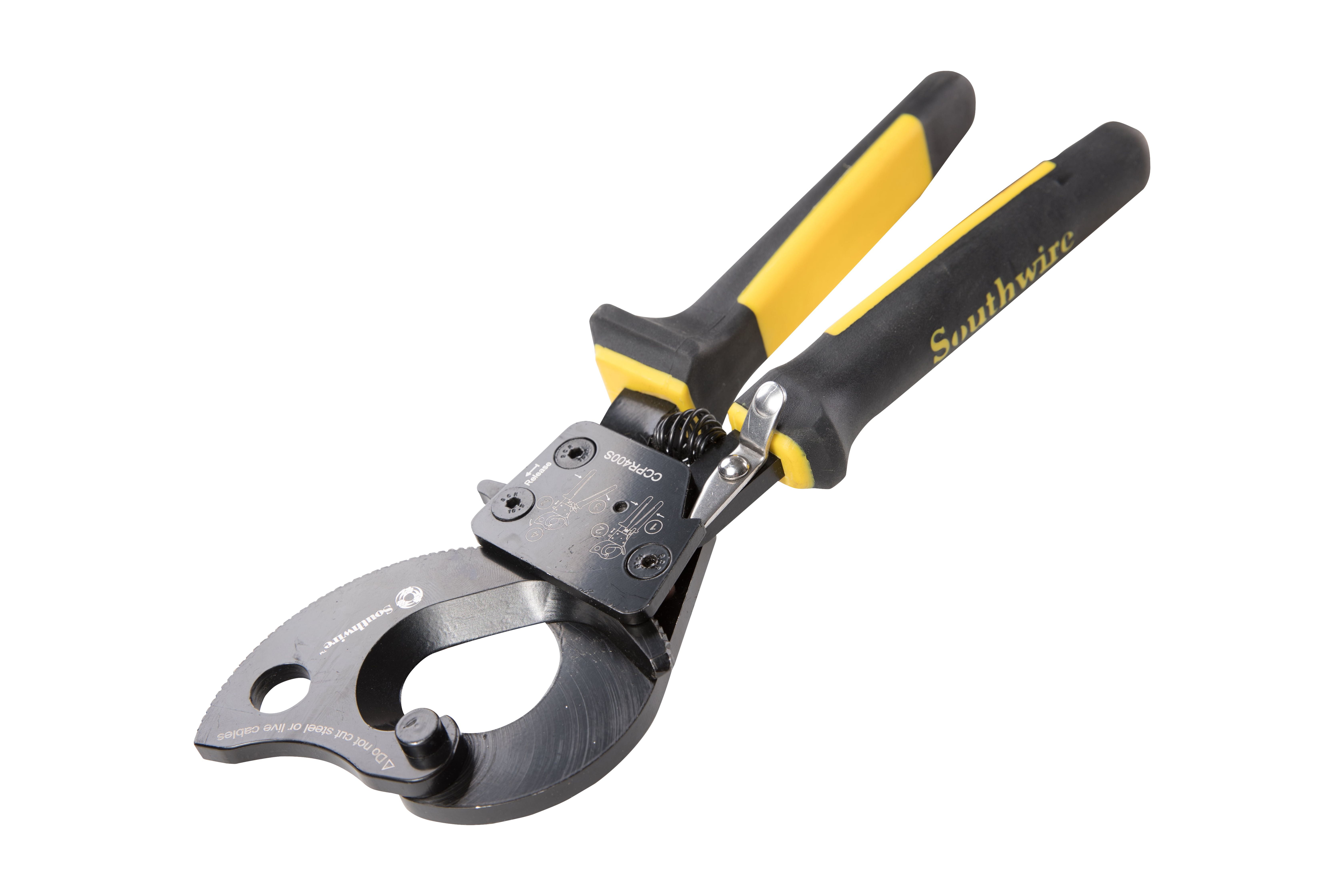 Southwire Heavy Duty Steel Ratcheting Cable Cutter for 600 KCMIL Copper ...