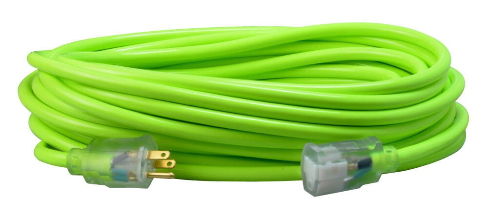 Southwire Extension Cord,12 AWG,125VAC,50 ft. L 2578SW000X - Walmart.com