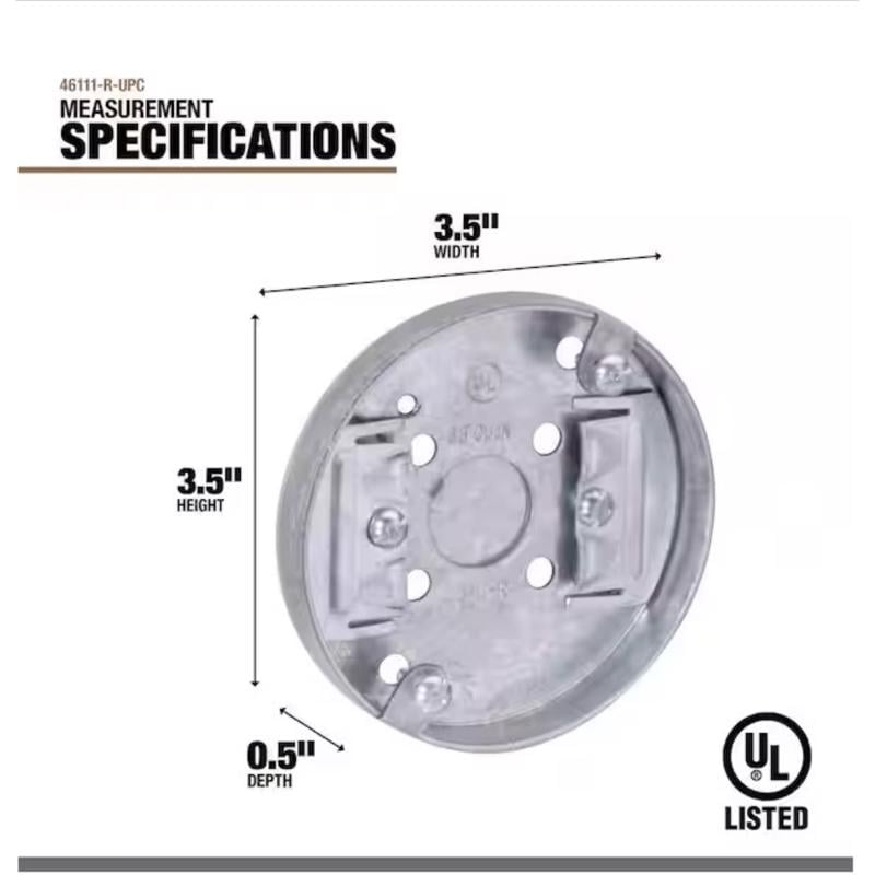 Southwire New and Old Work Octagon Steel Electrical Box - Walmart.com