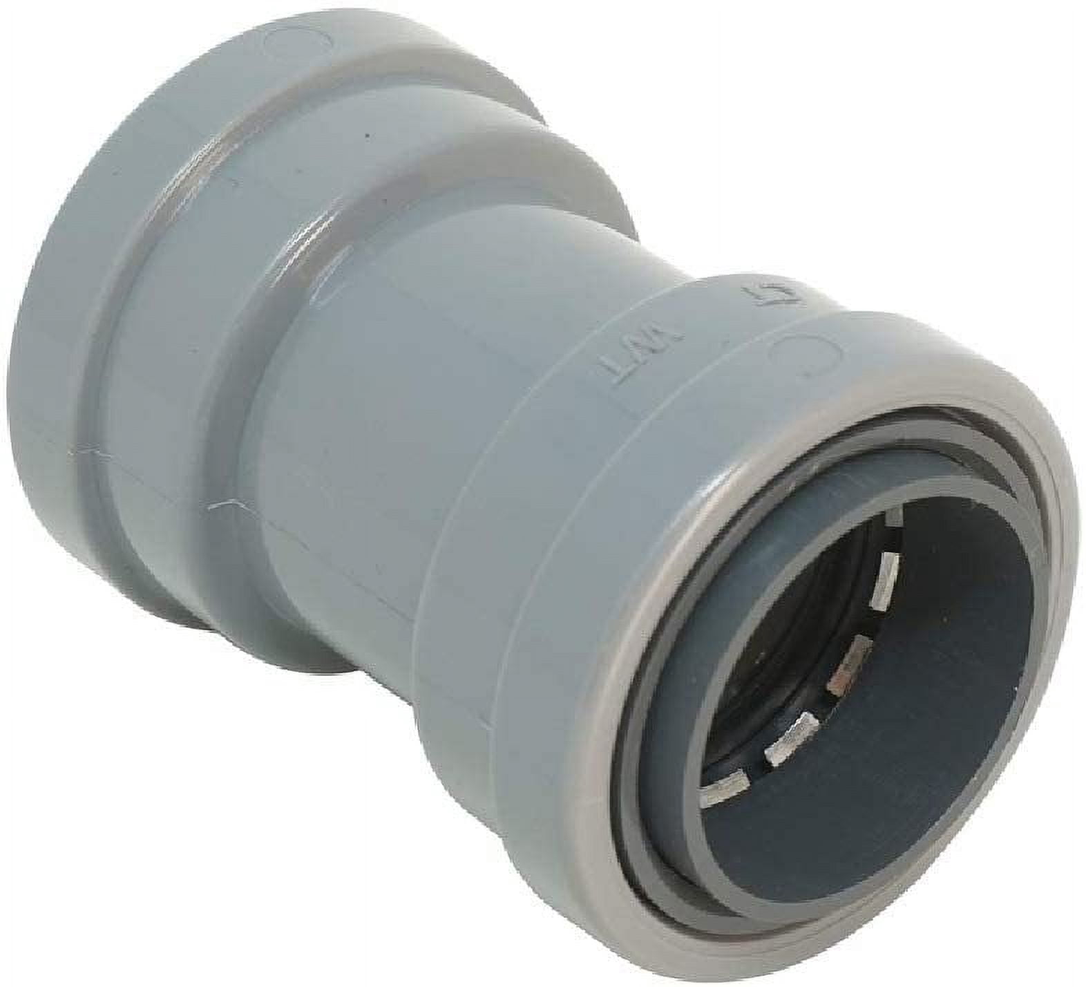 Southwire P-CP-050-Q5 1/2" CIC Push Install 5-Pack PVC Coupling, Gray ...