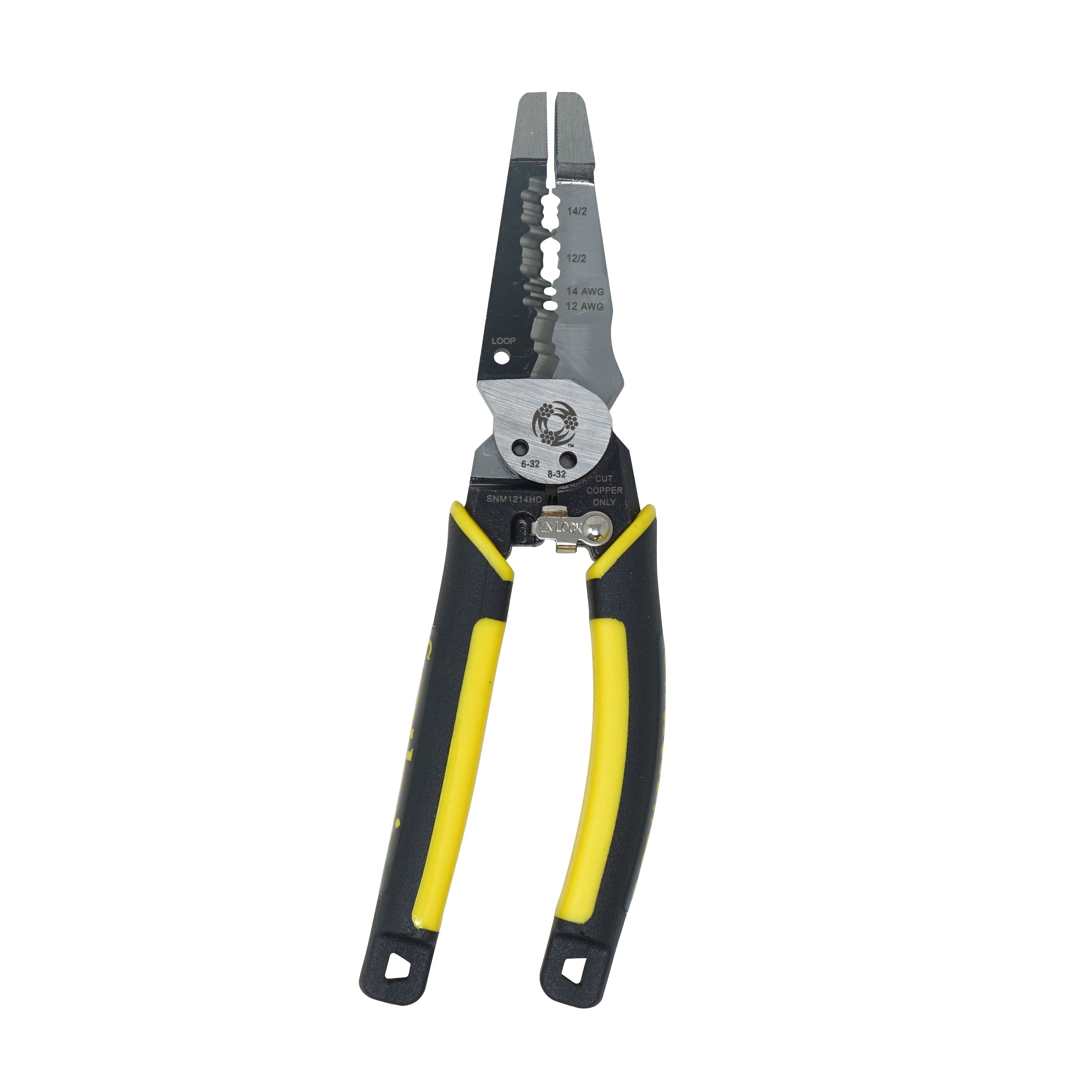 Southwire SNM1214HD Heavy Duty Forged Romex Stripper Dual Wire Cutter ...