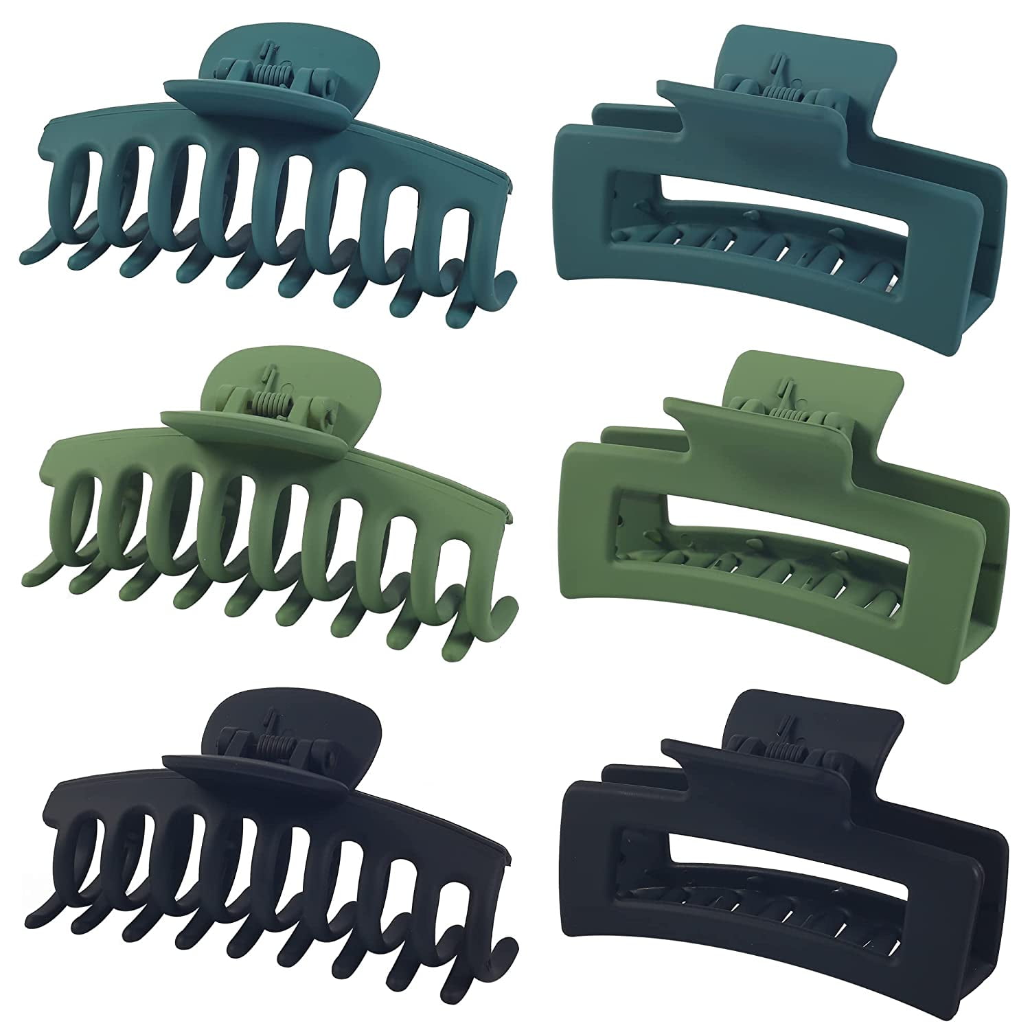 Southwit 3.5 Inch Large Hair Claw Clips for Women Big Matte Claw Clips ...