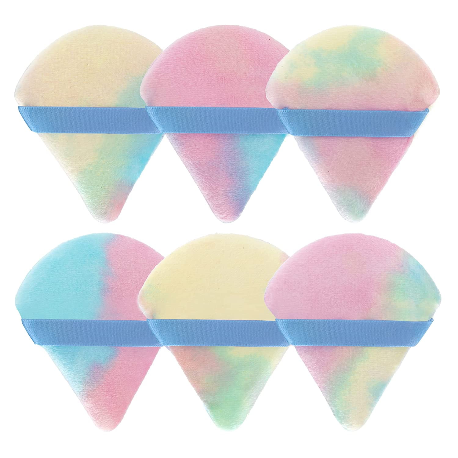Southwit 6 Pieces Powder Puff for Face Powder, Triangle Makeup Puff ...