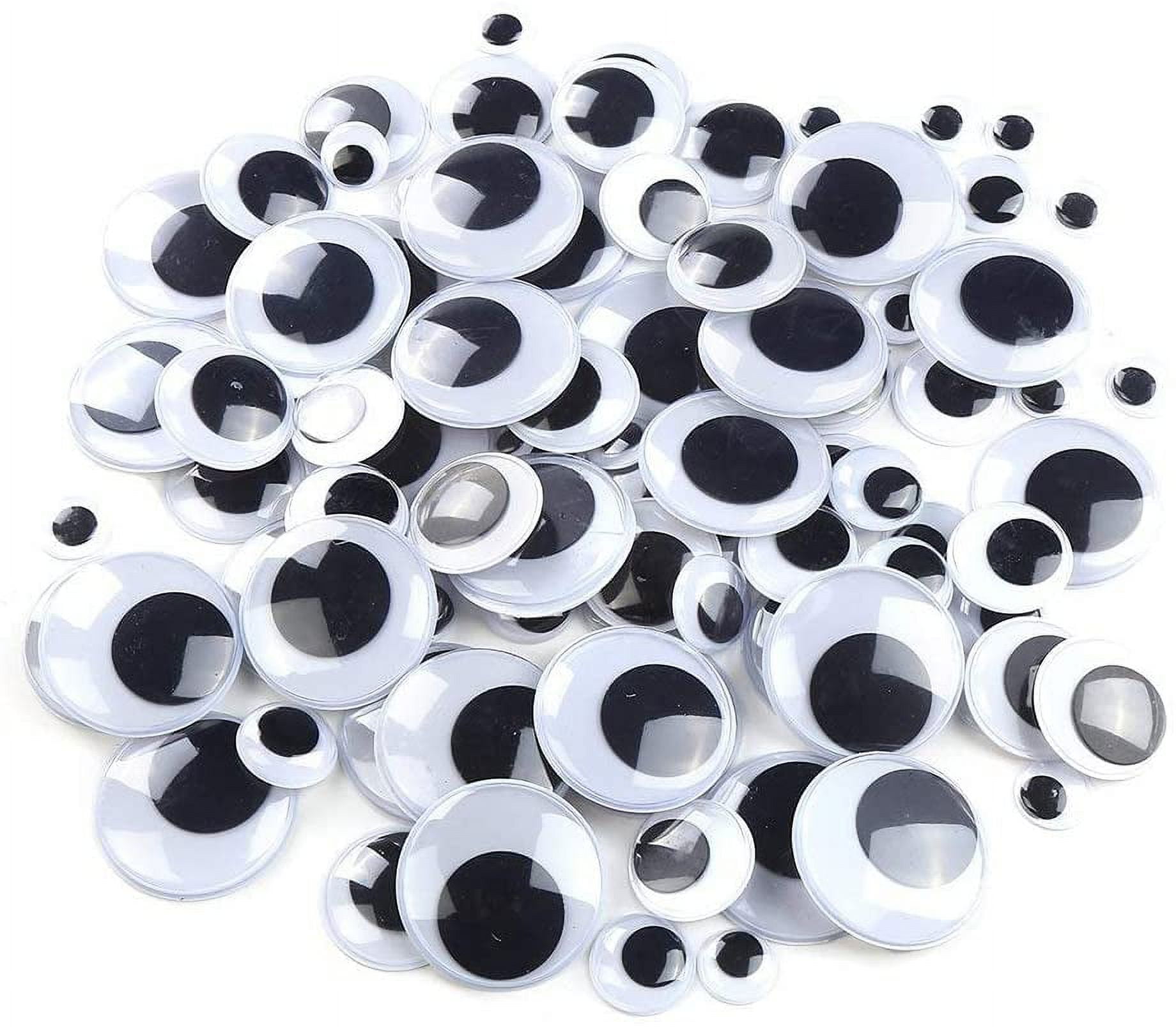 600 Pieces 10mm-40mm Big Googly Eyes Plastic Wiggle Eyes for ...