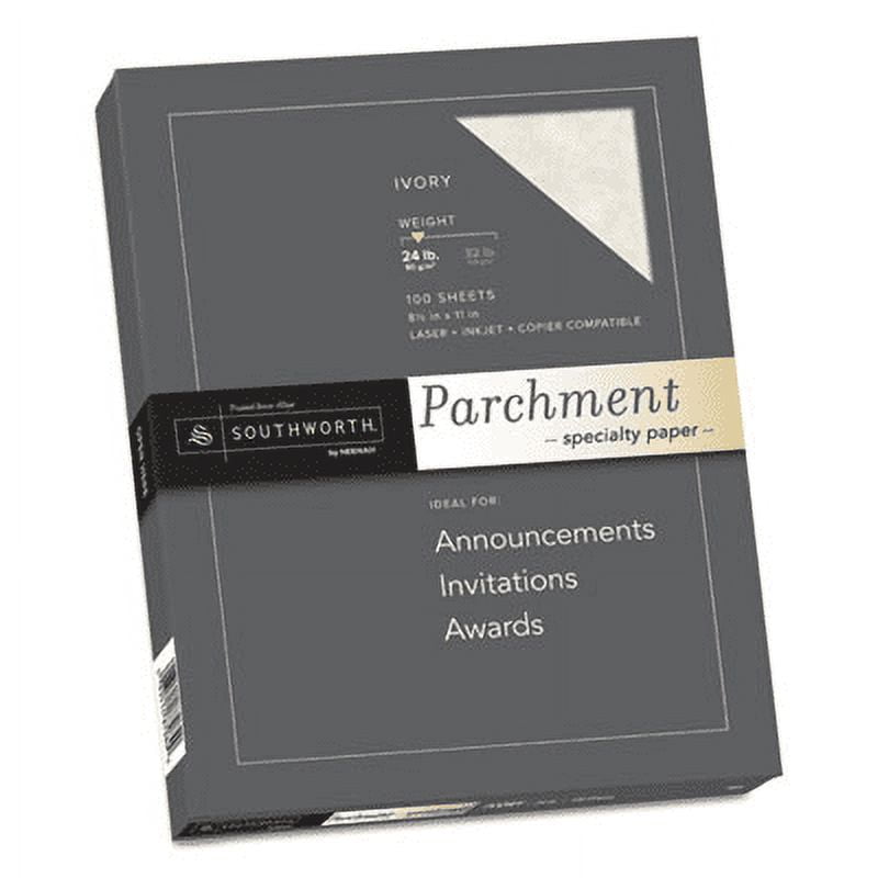 Southworth-1PK Parchment Specialty Paper, 24 Lb Bond Weight, 8.5 X 11 ...
