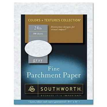 Southworth 100% Cotton Linen Resume Paper Blue 32 lbs. 8-1/2 x 11 100 ...