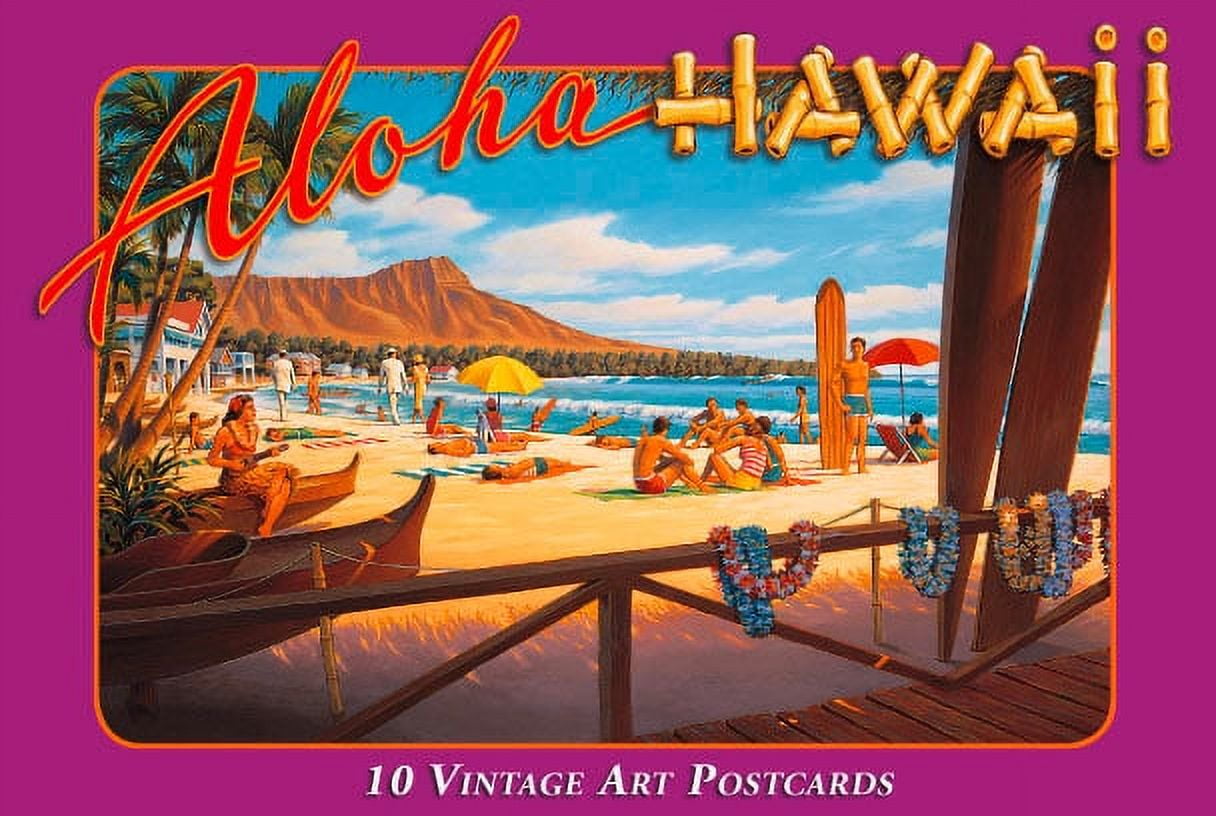 Pacifica Island Art Postcard Aloha Hawaii Art Postcards - Walmart.com