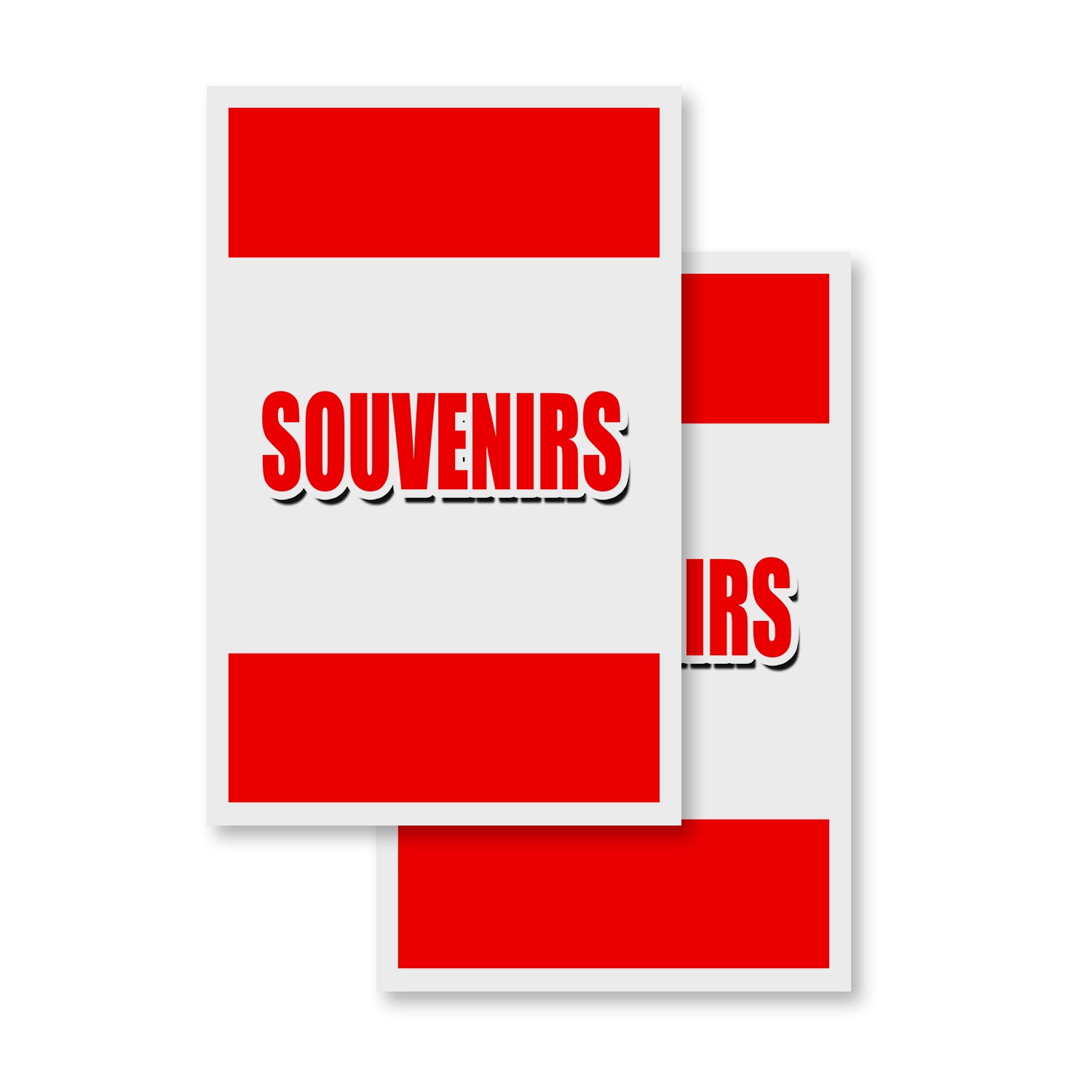 Souvenirs (2-PACK) 24" x 36" Vinyl Decals | Sign Insert Peel & Stick ...