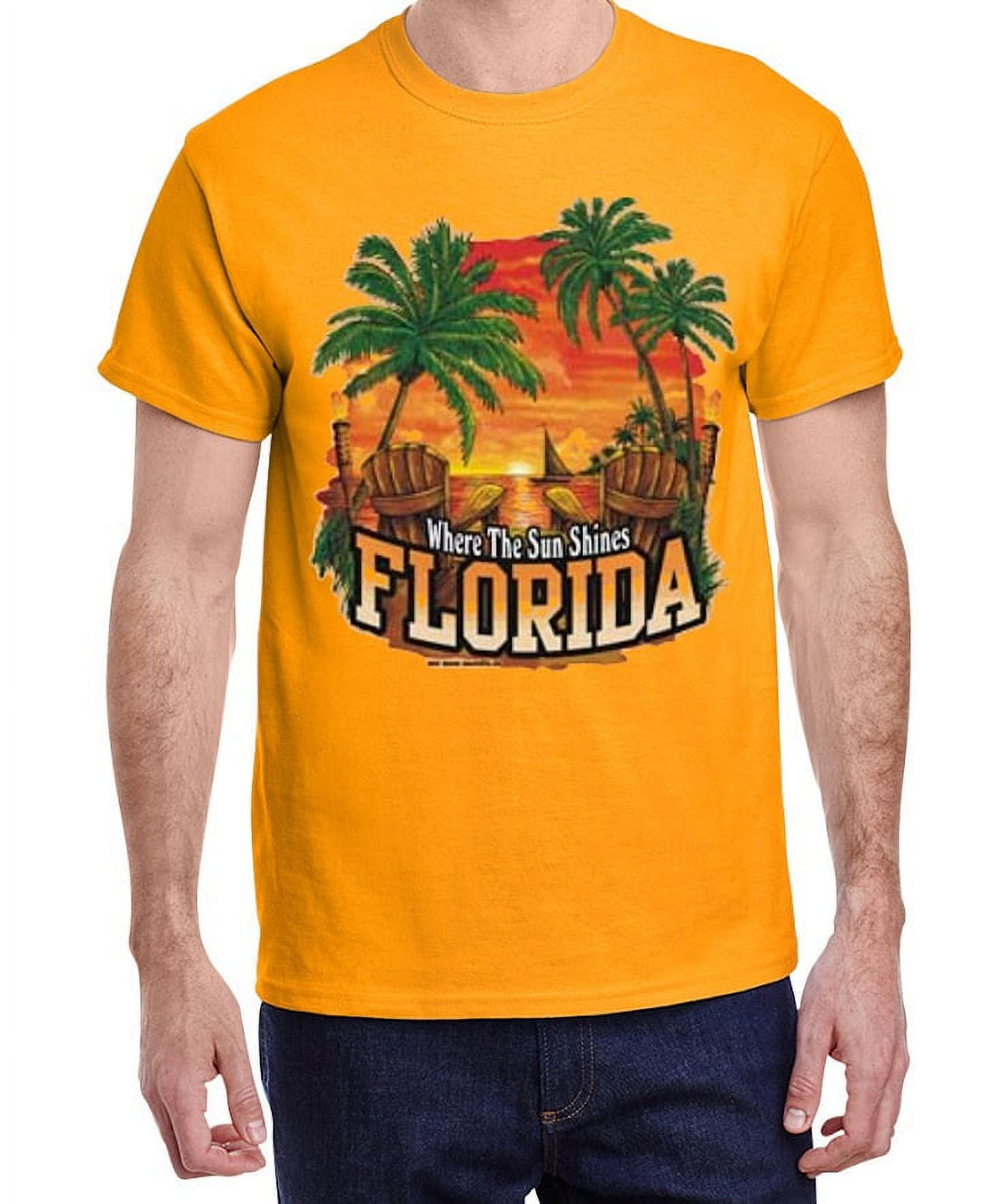 Souvenirs Gifts Florida T-shirt Mens Graphic Tees - Walmart.com