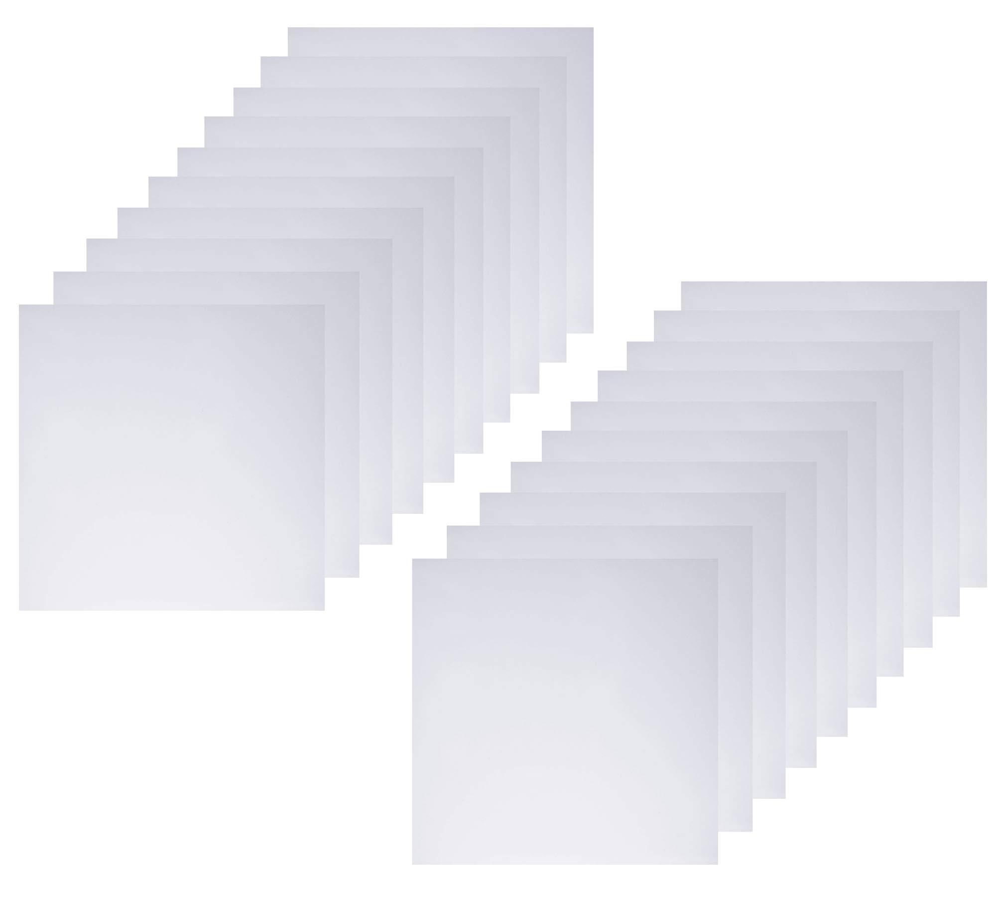 Sovenny 20 Pieces 7 mil Square Mylar Sheet Blank Stencils 6×6 inch ...