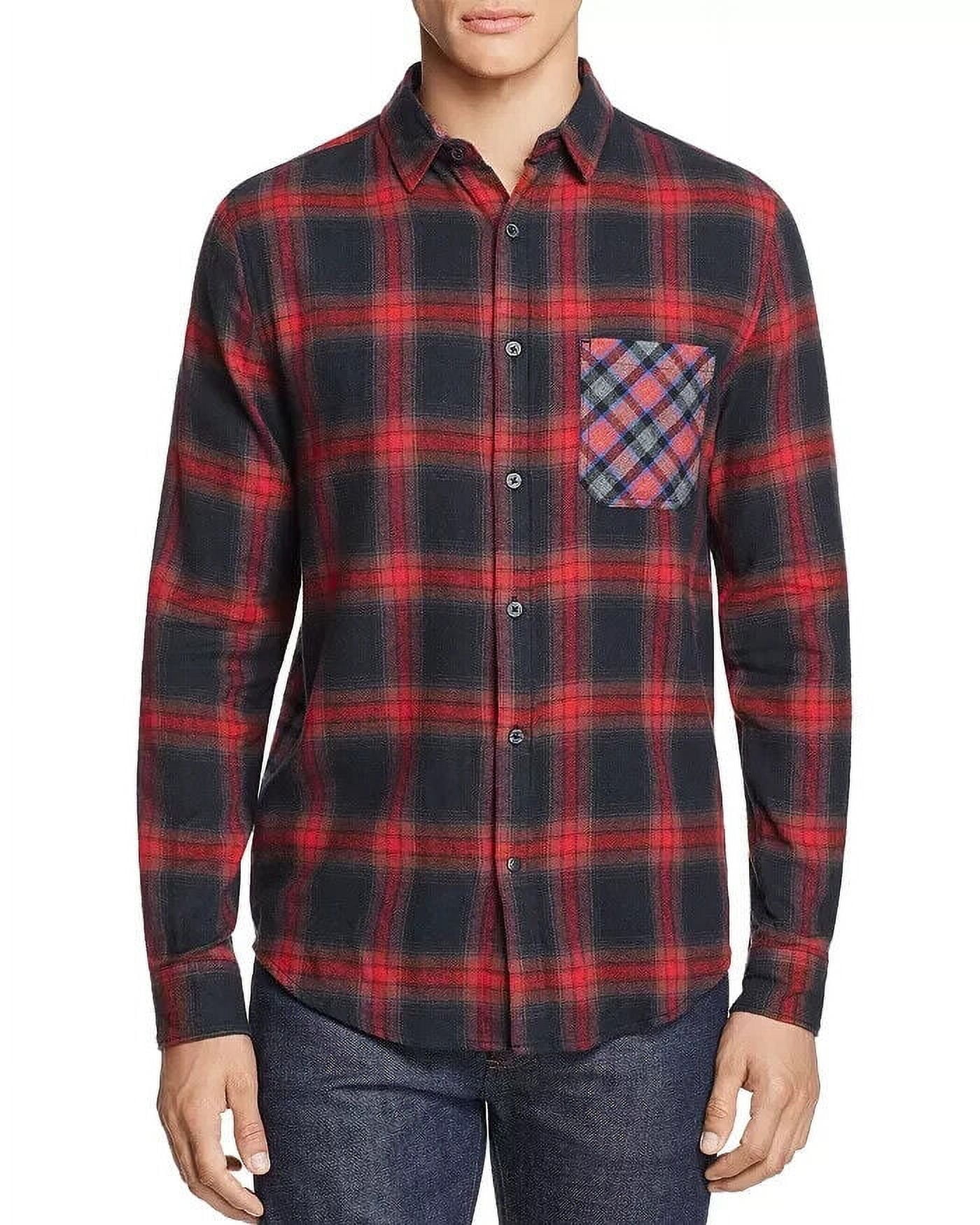 Sovereign Code Men's Local Legend Plaid Flannel Collared Shirt, XL ...