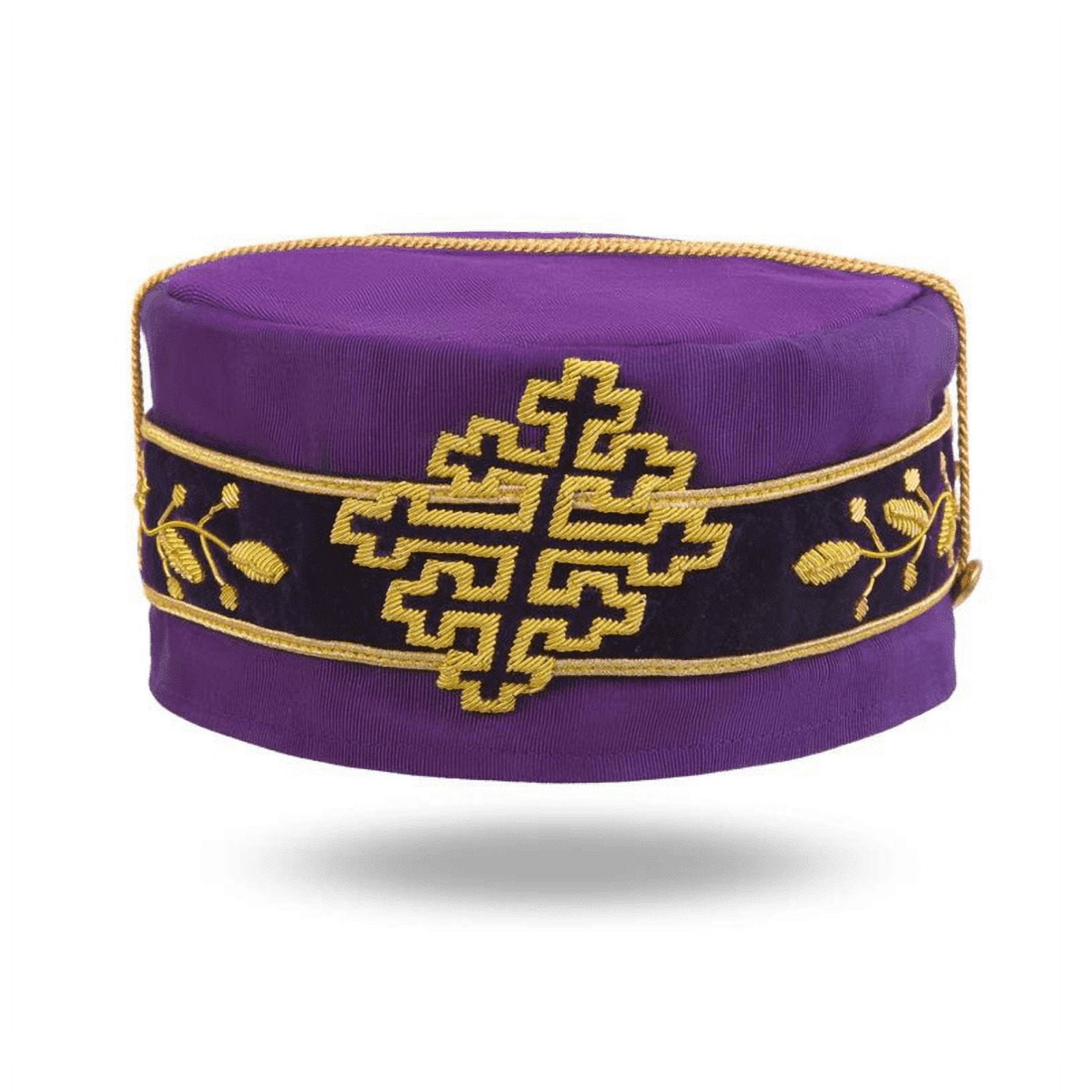 Sovereign Grand Commander 33rd Degree Scottish Rite Crown Cap - Hand ...